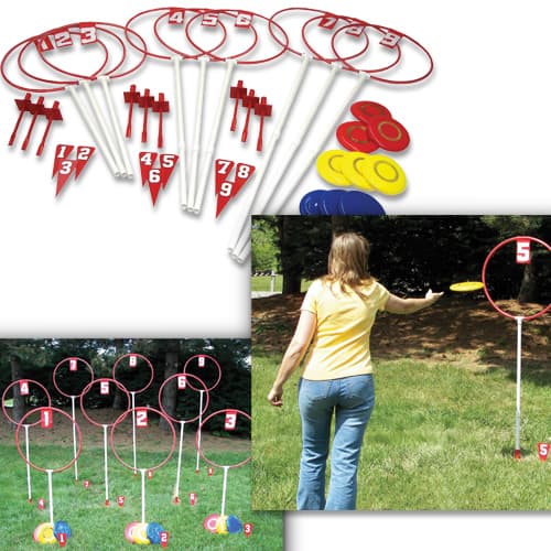 9-Hole Disc Golf Target Outdoor Set