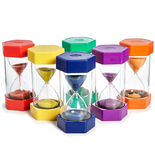Sand Timers - Color My Class (Set of 6)